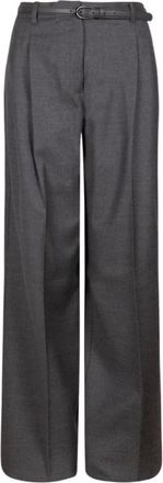 Max Mara Pantalon Lago - Femme - Pantalons - Gris - Taille: 42 FR