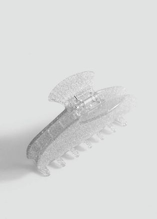 Mango Pince &agrave; cheveux argent - Femme - Taille unique - MANGO