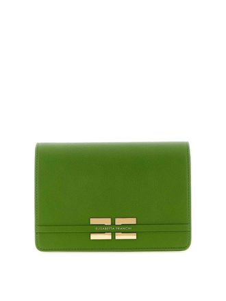 Elisabetta Franchi Sac Bandouli&egrave;re - Vert