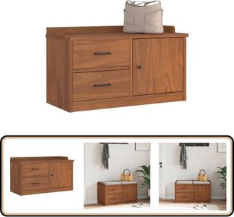 vidaXL Flurbank sandnes 87x40x50 cm Massivholz Kiefer - Vidaxl