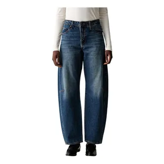 Levi's Femme, Jeans, Bleu, Taille: W28 L32 Jean Baggy Dad Barrel