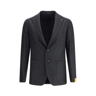 Tagliatore Pied-de-poule Print Blazer - - Jackets - Herren - Grau - XL