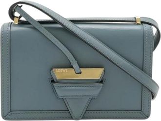 Loewe Sac bandouli&egrave;re mini en cuir Barcelona Pre-owned - Femme - Pre-owned - Bleu - Taille: ONE Size