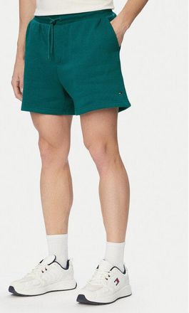 Tommy Jeans Sportshorts DM0DM21931 Dunkelgr&uuml;n Regular Fit