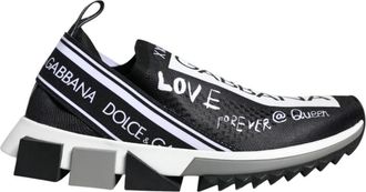 Dolce & Gabbana Sorrento Low Top Sneakers - - Shoes - Damen - Schwarzk - 36 EU