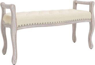 vidaXL Sitzbank 110x45x60 cm Leinen Vidaxl