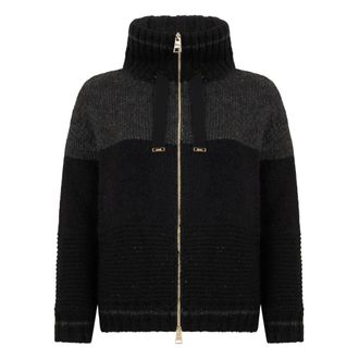 Herno Damen, Strickwaren, Schwarzk, MGr&ouml;&szlig;e