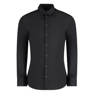 Dolce & Gabbana Baumwollhemd - - Shirts - Herren - Schwarzk - 2XL