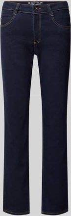 Tom Tailor Regular Fit Straight Fit Jeans mit Label-Details