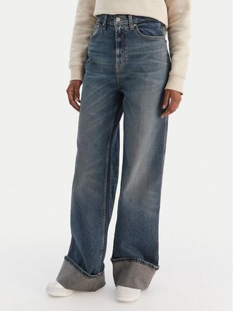 Tommy Jeans Jeans Claire DW0DW22629 Dunkelblau Wide Leg