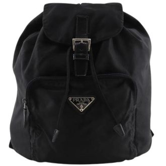 Prada Pre-owned Nylon Backpack - - Pre-owned - Damen - Schwarzk - ONE SIZE