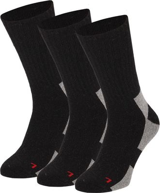 Apollo Basicsocken APOLLO THERMAL/TRACKING SOCKS, Herren, Gr. 47-48, bunt (multi schwarz), Obermaterial: 60% Polyamid, 40% Wolle, unifarben, elastisch, Socke