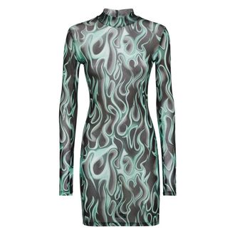 Philipp Plein Mini Dress Flame - - Dresses - Damen - Mehrfarbig - S