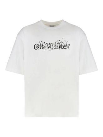 Off-white t-shirt &agrave; logo imprim&eacute; - Blanc