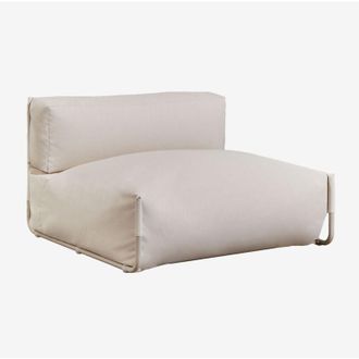 Sklum Sklum - Mittelmodul f&uuml;r das modulare Gartensofa Oporto Beige Tapioca