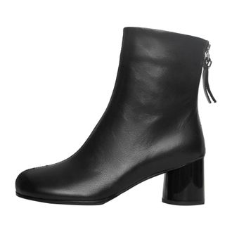 Cesare Gaspari Stiefeletten mit rundem Zeh - - Shoes - Damen - Schwarzk - 40 EU