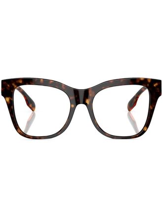 Burberry Sunglasses lunettes de vue à monture carrée - Marron