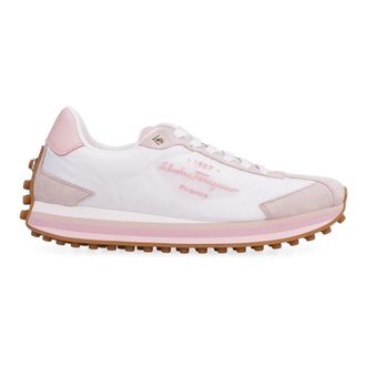Ferragamo Farbblock Low-Top Sneakers - - Shoes - Damen - Wei&szlig; - 38 EU