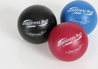 Togu Antistress Bälle 3er Set, made in Germany, Handtrainer, Knetball, Fingergymnastik-Ball, Griffkrafttrainer