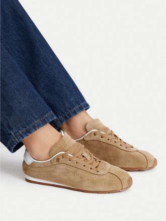 Tommy Hilfiger Sneakers Tommy Hilfiger Th Bella Low Runner Suede FW0FW09189 Beige