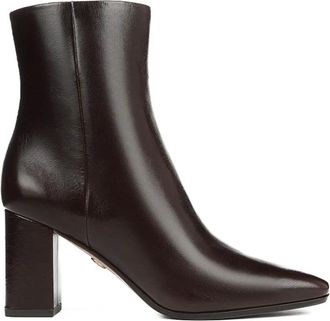 Veronica Beard Cera Stiefeletten mit Blockabsatz - Braun