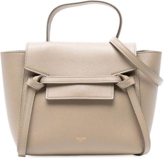 Celine Hobo Bags - Nano Grained Calfskin Belt Bag - Gr. unisize - in Braun - f&uuml;r Damen