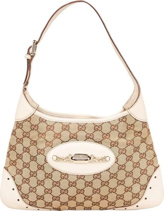 Gucci Crossbody Bags - Gucci GG Monogram Jackie Handbag - Gr. unisize - in Braun - f&uuml;r Damen