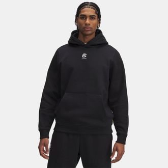 Under Armour Curry Splash Hoodie für Herren Schwarz / Weiß Clay XXL