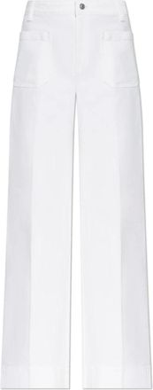 Victoria Beckham Femme, Pantalons, Blanc, Taille: W29 L34 Pantalon &agrave; jambes larges