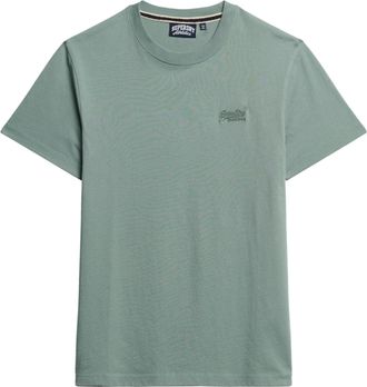 Superdry Essential Logo EMB Tee UB Seawater Grey 2XL, Seewassergrau, XXL