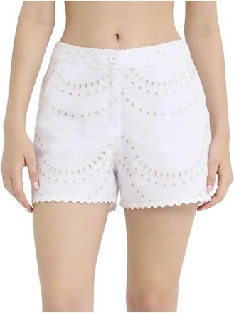 Charo Ruiz Ibiza Femme, Shorts, Blanc, Taille: 42 FR Drea Shorts