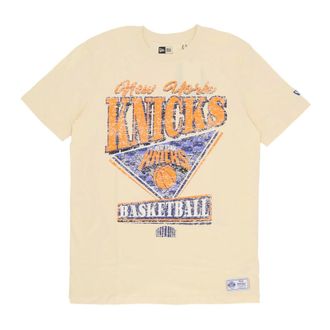 New Era Homme, Tops, Beige, Taille: S Nba Ce Tee Neykni Original Team Colors