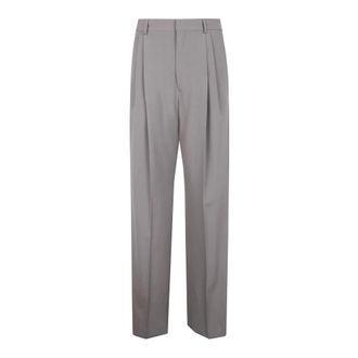 Dries Van Noten Bundfaltenhose nach Schneiderart - - Trousers - Herren - Grau - L