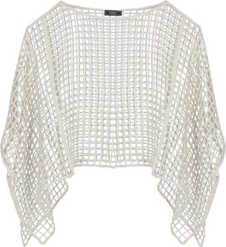 PESERICO Femme, Blouses et Chemises, Beige, Taille: 38 FR Aurea Cape