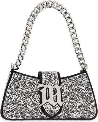Misbhv Mini Crystal Schultertasche - Schwarz