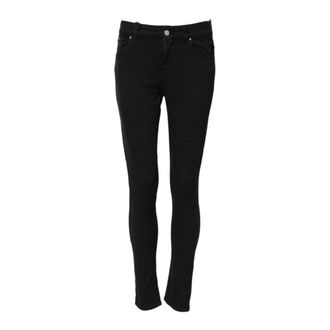 Dolce & Gabbana Schwarze Skinny Denim Jeans mit Rei&szlig;verschluss - - Jeans - Damen - Schwarzk - XS