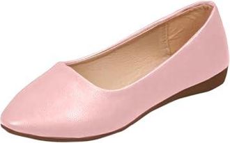 Generic Chaussures plates confortables et d&eacute;contract&eacute;es pour femme - Bout pointu - Couleur unie - Classiques et &eacute;l&eacute;gantes - Respirantes - Chaussures de marche