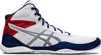 Asics Mens Matflex 6 Wrestling Shoes, 6.5, White/DEEP Ocean