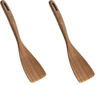 Metaltex Pfannenwender aus Akazienholz, Acacia Serie, FSC-zertifiziert, 30 cm, Braun (Packung mit 2)