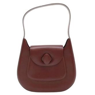 Cartier Sac bandouli&egrave;re en cuir de veau Pre-owned - Femme - Pre-owned - Rouge - Taille: ONE Size