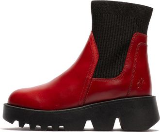FLY London Fly London Damen Zool317fly Fashion Boot, Rot, 42 EU