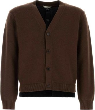 J.W.Anderson Homme, Pulls, Brun, Taille: M Layered Cardigan