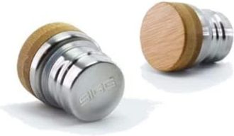 Sigg Meridian Top Ersatzteil für SIGG Thermoflasche Meridian (0.5 L & 0.7 L), auslaufsicherer Ersatz-Verschluss aus Edelstahl und Bambus