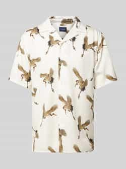 Lindbergh Modern Fit Freizeithemd mit Allover-Muster Modell Tencel