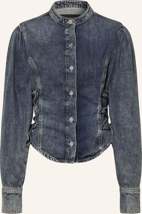 AllSaints Allsaints Jeansbluse Evanna blau