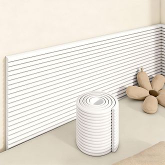 Generic Wandkissen Selbstklebend-3D Wandpaneele Gepolstert, Anti-Kollisions-Wandpolsterung, W&auml;rmed&auml;mmung/Wasserdicht, DIY Zuschneidbar Wandschutz Bett Kopftei