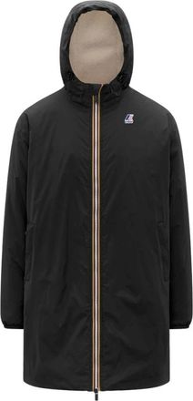K-Way Le Vrai 4.0 Eiffel East Orsetto - - Jackets - unisex - Schwarzk - L