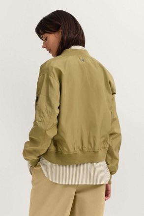 Bugatti Blouson Kleiner Kragen aus leicht gl&auml;nzendem Oberstoff