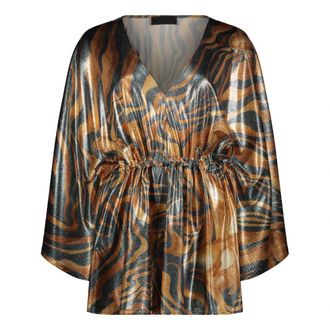 Alberta Ferretti Elegante Bluse - - Blouses & Shirts - Damen - Braun - XL