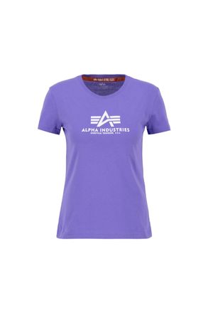 Alpha Industries Alpha Industries Damen New Basic T Wmn T-Shirt, Electric Violet, S
